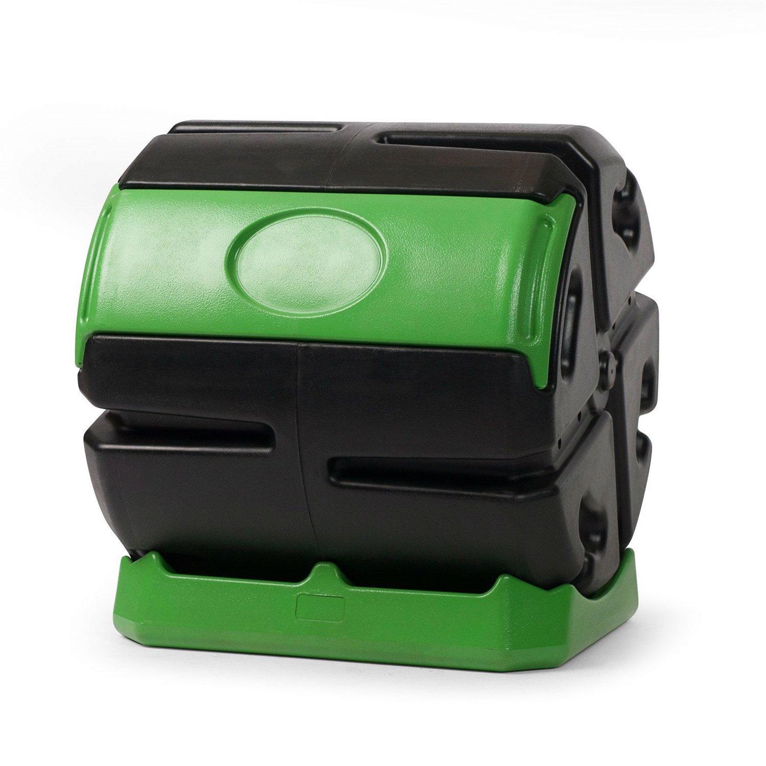 5-Cubic Foot Compost Tumbler For Gardens Made From Recycled Plastic